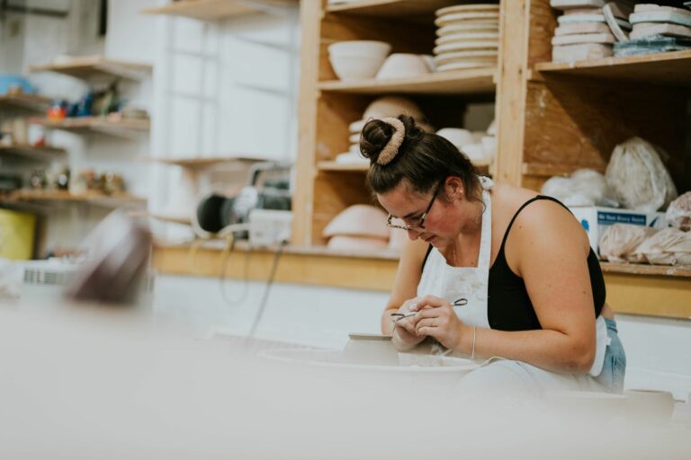 Beginner Pottery Class | Intro to Ceramics | Sara Griffin | Tuesday Session - Honeybee Folk ...